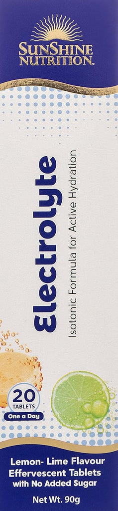Buy Sunshine Nutrition Isotonic Electrolyte Effervescent 20 Tabs in ...